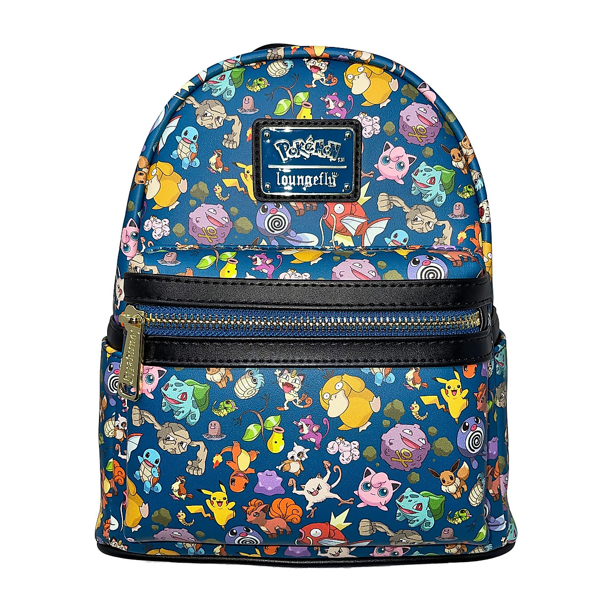 Loungefly Pokemon First Generation Printed Mini Backpack (Navy, One Size)