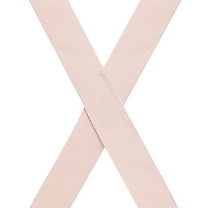 Suspender Store Undergarment Suspenders - 2-Inch Wide Soft Elastic - X-Back - Pin Clip - 42" for 5'0" to 5'9" tall