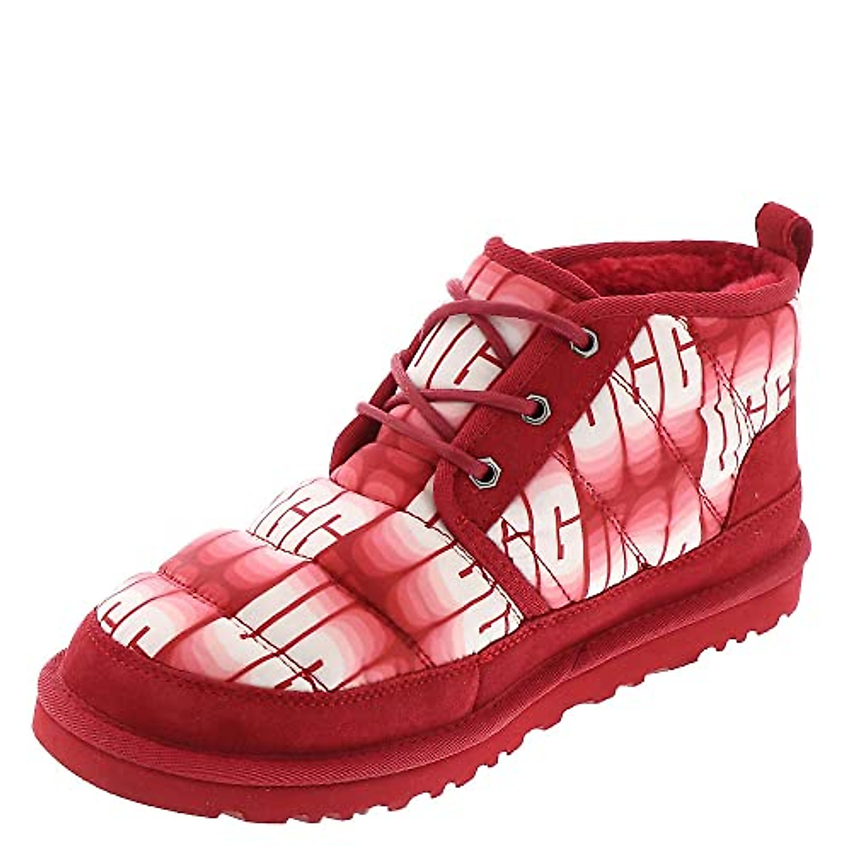 UGG Men's Neumel LTA WAVELENGTH Chukka Boot, Samba RED/White, 11