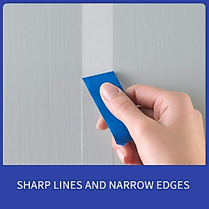 ADHES Blue Painters Tape Blue Tape, 6 Rolls x 1.88 Inch x 60 Yards Masking Tape Paint Tape for Walls, UV Anti,14 Days Clean Remove, Total 330 Yards