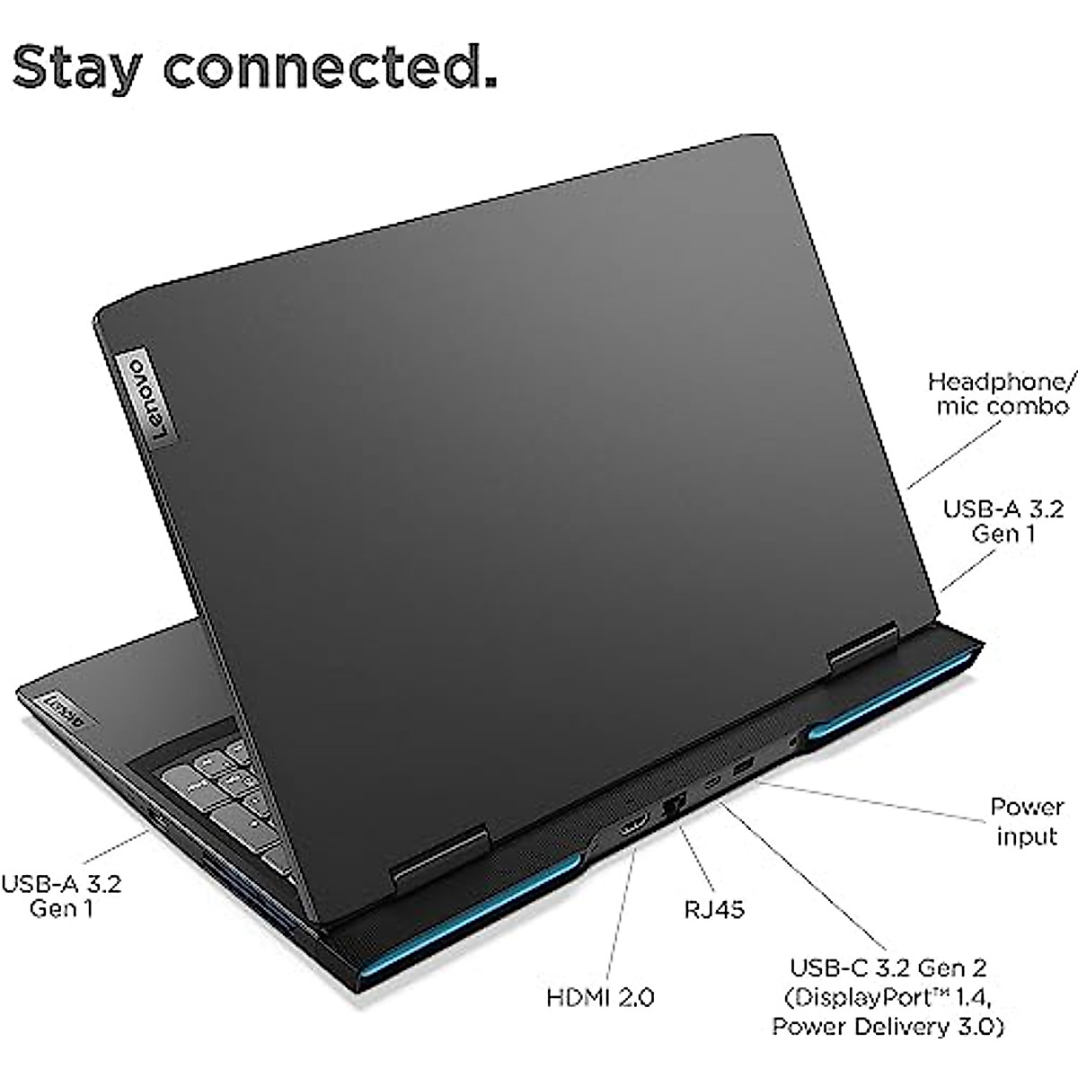 Lenovo IdeaPad Gaming 3 Laptop Computer, 15.6" FHD Display 120Hz, AMD Ryzen 5 6600H, NVIDIA GeForce RTX 3050, 32GB DDR5 RAM, 512GB SSD, WiFi 6, Essential Gaming Laptop, Win 11 Home,Bundle with JAWFOAL