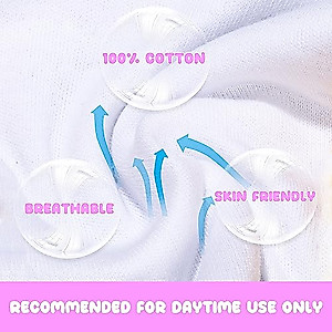 BIG ELEPHANT Baby Girls' Padded Potty Training Pants Underwear 6 Pack, 5T