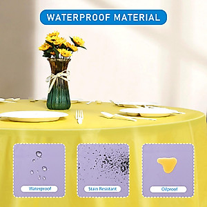EDI Disposable Tablecloth 12 Packs (Assorted Colors, Round)