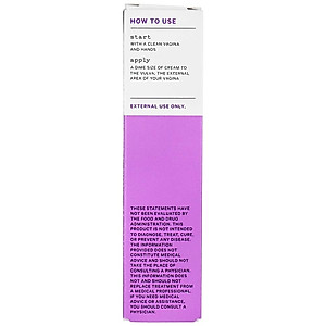 The Honey Pot Company - Vulva Cream Soothing Lavender - at Home or On The Go Medicated Cream to Relieve Itching and Discomfort - 1 fl. oz.