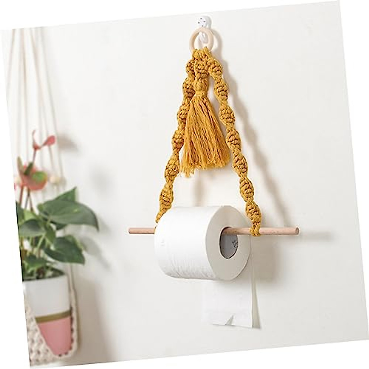Paper Towel Wall Mount 1Pc Wall Hanging Shelves Paper Holder Bathroom Accessories Paper Rack Tissue Decorative Shelving