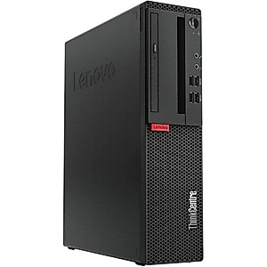 2018 Lenovo Think Center M710S SFF Desktop PC,Intel Quad Core I5-7400 up to 3.5G,8G,240G SSD,DVD,WiFi,BT 4.0,HDMI,USB 3.1 Gen1,VGA,DP Port,W10P64 (Renewed)-Support-English/Spanish