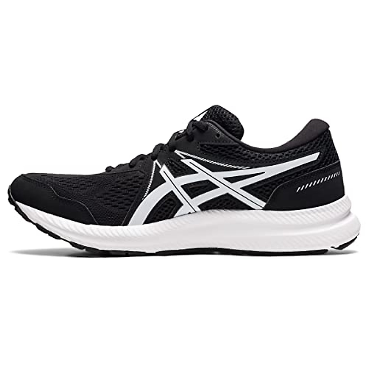 ASICS Men's Gel-Contend 7 Black/White Running Shoe 11 M US