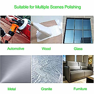 Polishing Pads: Wool Polishing Buffing Pads 3 PCS 6 Inch Wool Polishing Pads Buffing Polishing Pads Cleaner for Car Polishing with M14 Drill Adapter