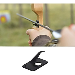 10pcs Black Plastic Arrow Rest Archery RH Recurve Bow Arrow Rest Hunting Shooting Targeting Accessory Right Hand