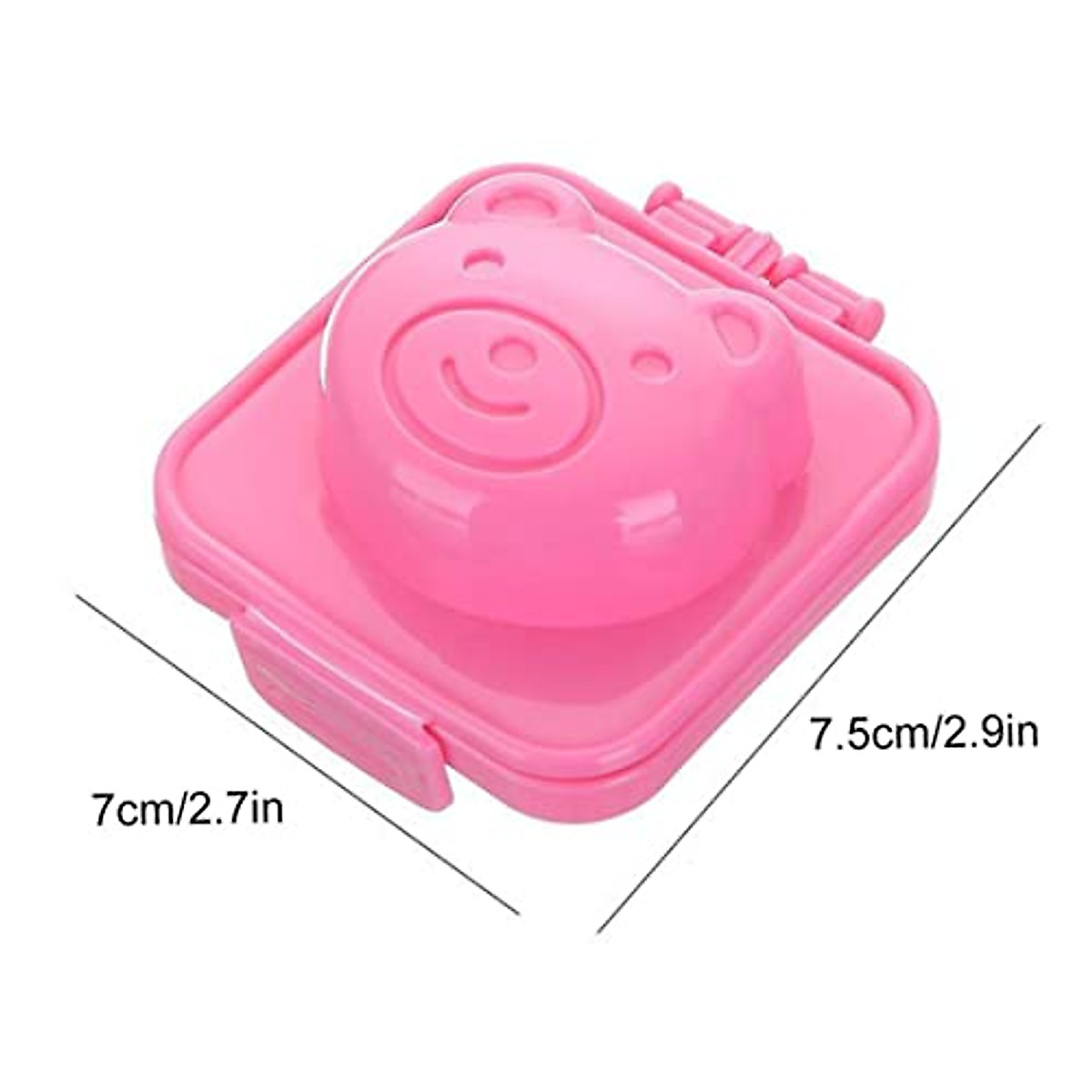 Boiled Egg Mold 3D Cartoon Plastic Egg Shaper Bento Maker DIY Tools Accessories-Cooking DIY Tools 6PCS Boiled Egg Mold,Cartoon Egg Ring Mould,3D Boiled Egg Mold,Plastic Egg Shaper
