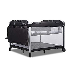 Joovy Room Twin Nursery Center with Bassinet, -Playard Sold Separately, 1 Count (Pack of 1)