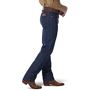 Wrangler Men's 13MWZ Cowboy Cut Original Fit Jean, Rigid Indigo, 40W x 34L