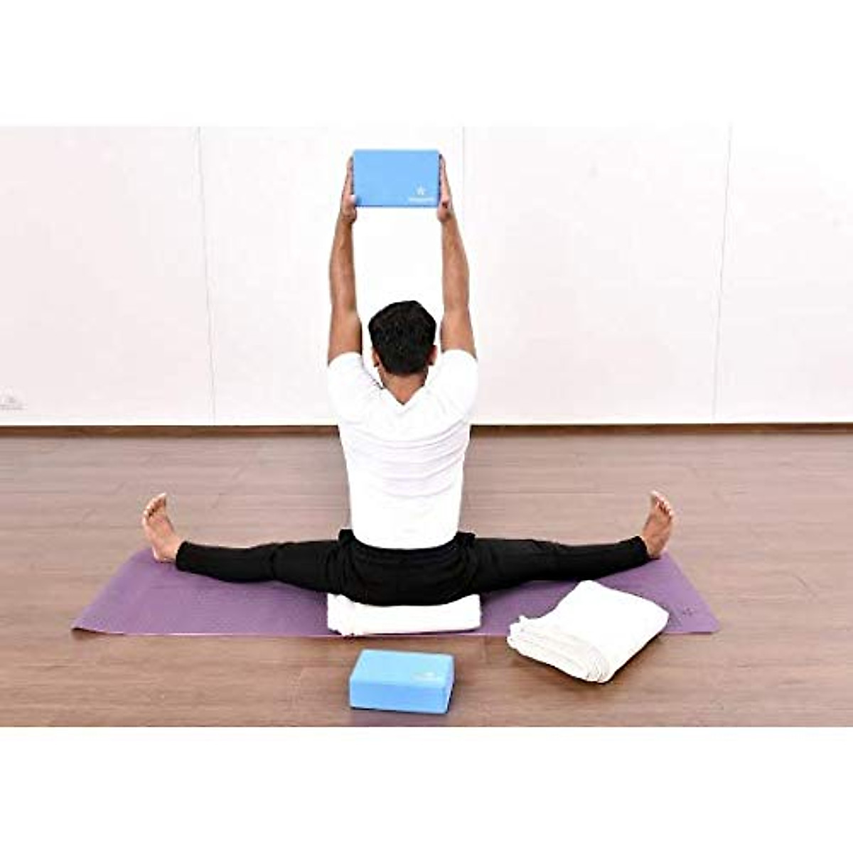 Iyengar Cotton Yoga Blanket Set of Four,Iyengar Yoga Blanket, Handwoven Yoga Blanket, Cotton Yoga Blanket, Restorative Yoga, Blanket for Yoga