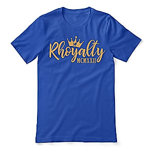 BBGreek Sigma Gamma Rho Sorority Paraphernalia - SGRHO - Crew Neck T-Shirt - Official Vendor - Rhoyalty - Royal 2X-Large