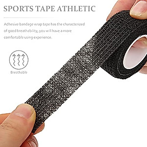 VANZACK Athletic Tape 1 Roll Finger Foot Tape Head Wraps Self Adhesive Sports Vet Tape Finger Tape Tensor Bandages Calf Stretch Supplies Compression Lovers