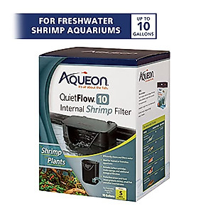 Aqueon QuietFlow Internal Shrimp Filter 10 Gallons