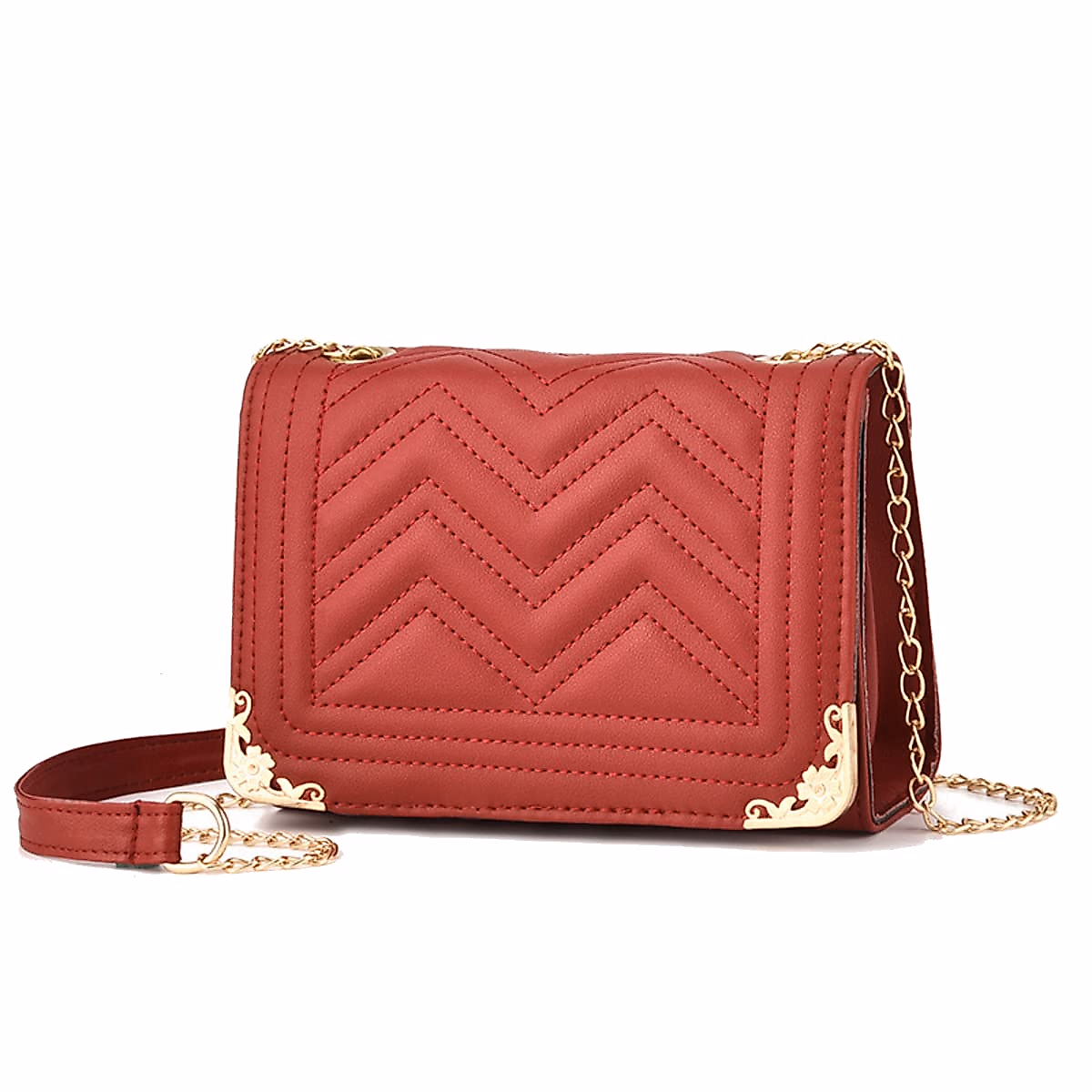 Small Red Satchel Wallet Crossbody Purse for women and Teens - Cute Cellphone Shoulder Bags for Ladies and Girls