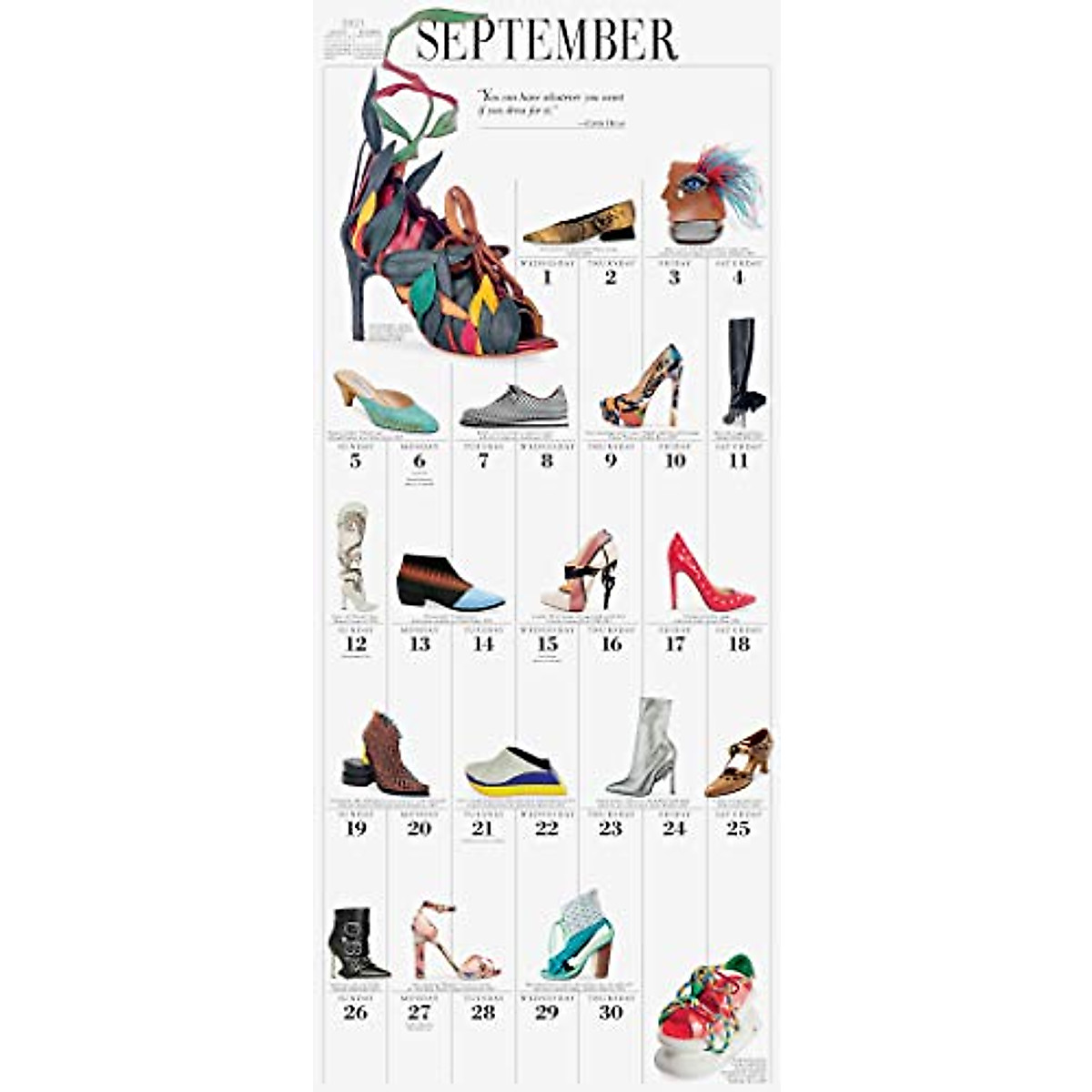 365 Days of Shoes Picture-A-Day Wall Calendar 2021