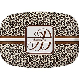 RNK Shops Leopard Print Melamine Platter (Personalized)