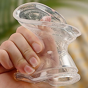 haakaa Gen.3 Silicone Breast Pump 8oz/250ml | Upgraded Detachable Manual Breast Pump and Bottle Design | Multi-Purpose Use with haakaa Attachments, Color: Grey