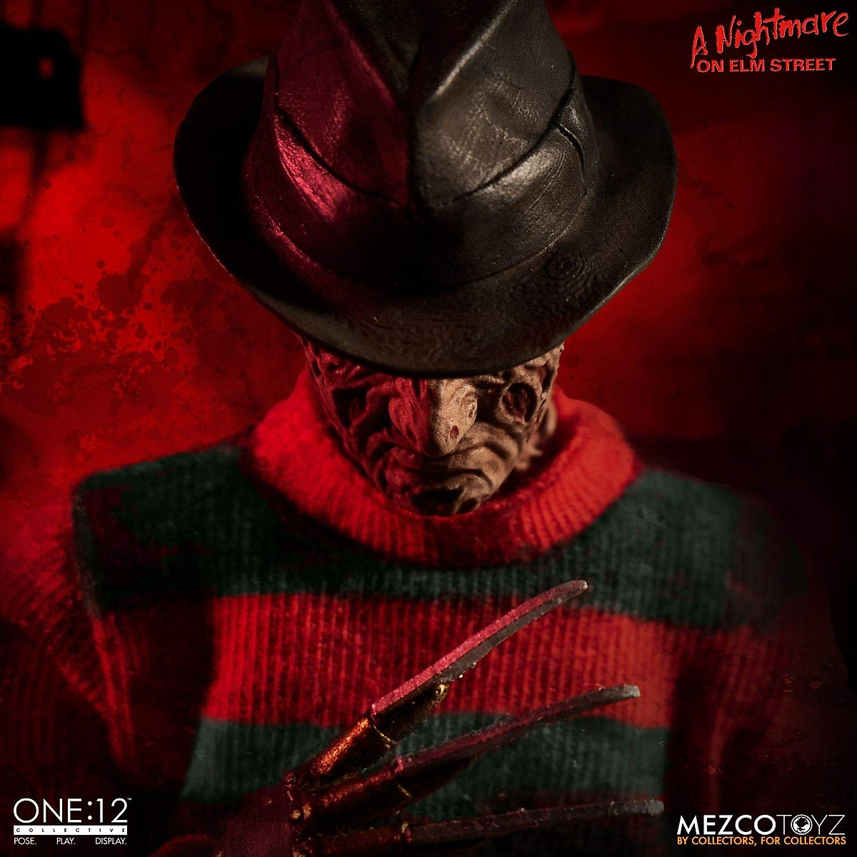 Mezco One: 12 Collective: A Nightmare On Elm Street: Freddy Krueger Action Figure, Multicolor