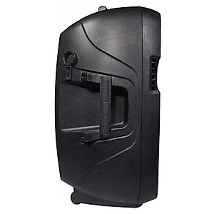 Rockville RAM15BT 15" Rechargable Powered 800W PA Speaker+2 Mics+Bluetooth+Stand