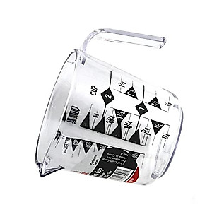 Chef Craft Select Plastic Measuring Cup, 2 Cup, Clear