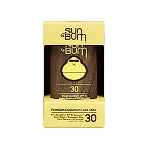 Sun Bum Original Sunscreen Face Stick, Broad Spectrum SPF 30, .45 Oz