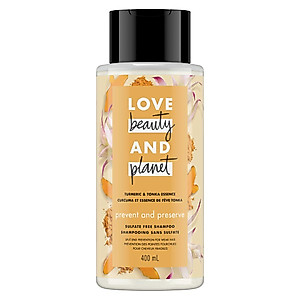 Love Beauty And Planet Turmeric & Tonka Essence Prevent and Preserve Shampoo 400 mL