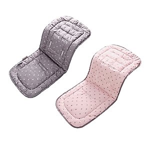 MiOYOOW Baby Stroller Seat Liner, Baby Stroller Cushion Pad Seat Pad Mat Cotton Breathable for Infants Toddlers Kid Outdoor Sports