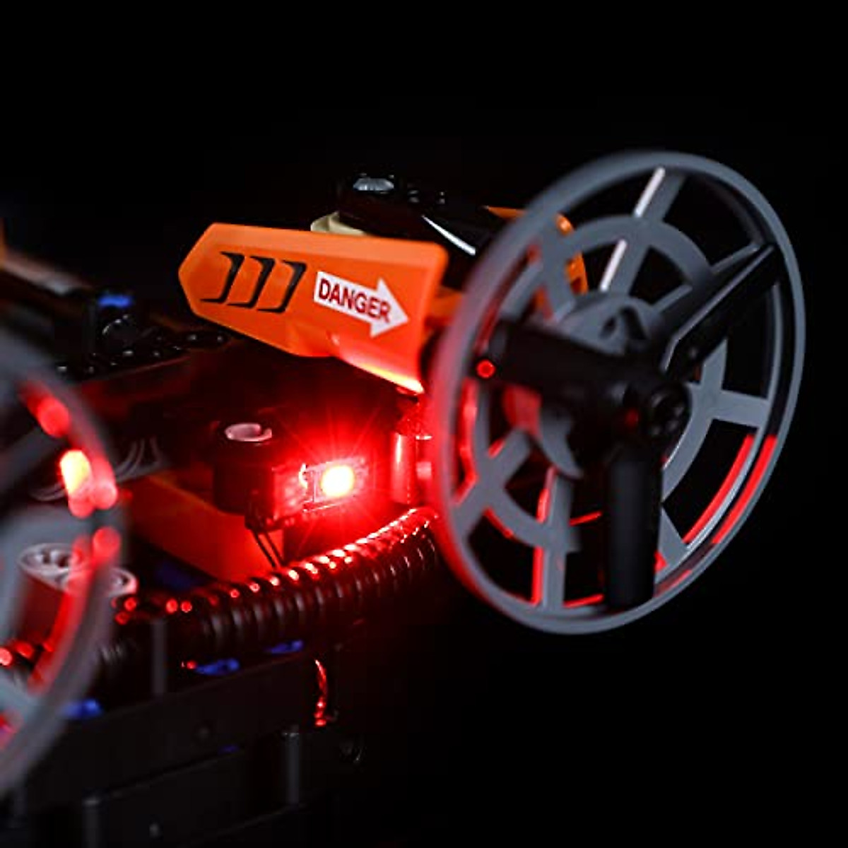 LIGHTAILING Light Set for Rescue Hovercraft Building Blocks Model - Led Light kit Compatible with Lego 42120(Not Include The Model)
