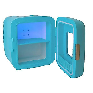 Frigidaire Retro 12 Can 9 Liter Mini Beverage/Skincare Cooler Blue EFMIS351-BLUE (Renewed)