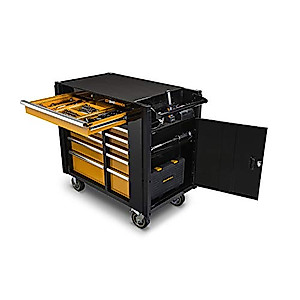 GEARWRENCH 42" 11 Drawer Mobile Work Station, Black & Orange - 83169
