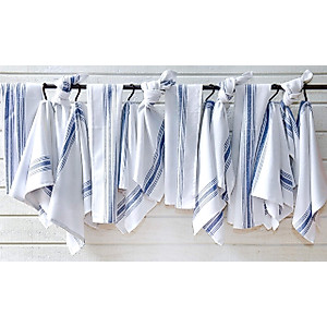 Value Basics Herringbone Dish Set Kitchen Towel, White, 14 Count