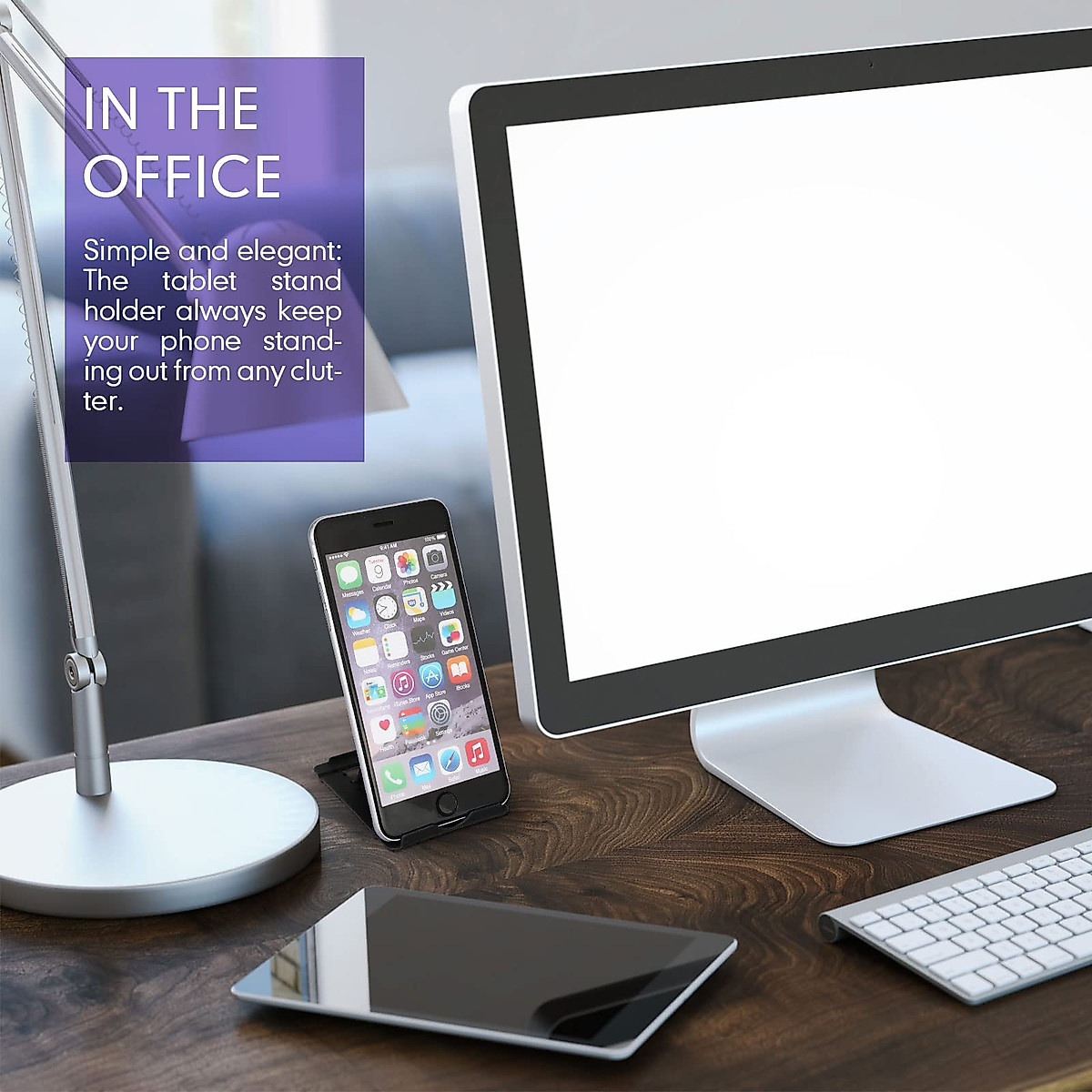 Kathfly 36 Pcs Cell Phone Stand, Tablet Stand Adjustable, Universal Foldable Multi Angle Pocket Phone Stand for Desk, Compatible with Phone 14 13 12 11 Pro Xs Max x 8 6s Plus All Android Smartphones