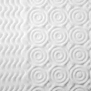 DormCo Basic 5 Zone Egg Crate Twin XL Mattress Topper