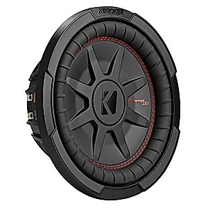 KICKER CompRT 10"(25cm) Subwoofer, DVC, 4-ohm, RoHS Compliant
