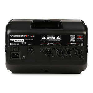 Galaxy Audio PA6BT 6" 170 Watt 2-Way Powered Hot Spot Monitor Speaker With Bluetooth,Black