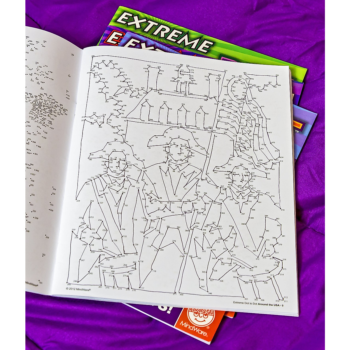 Extreme Dot to Dot Around The USA Puzzle