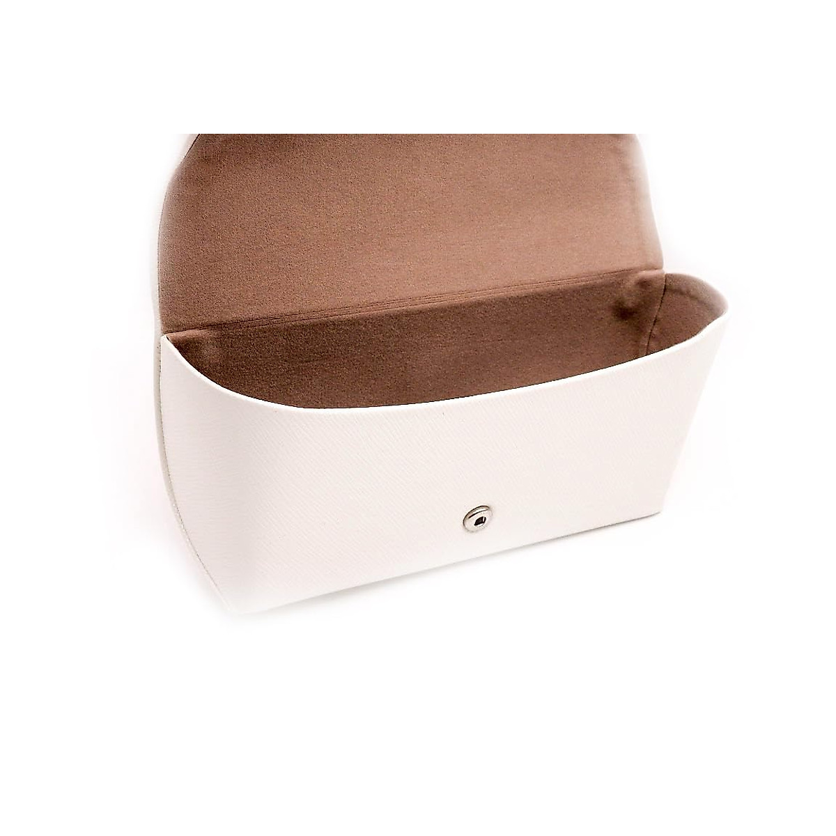 Michael Kors Medium White Sunglass Eyeglass Case + Bundle with eSHADES Luxury Eyewear Kit