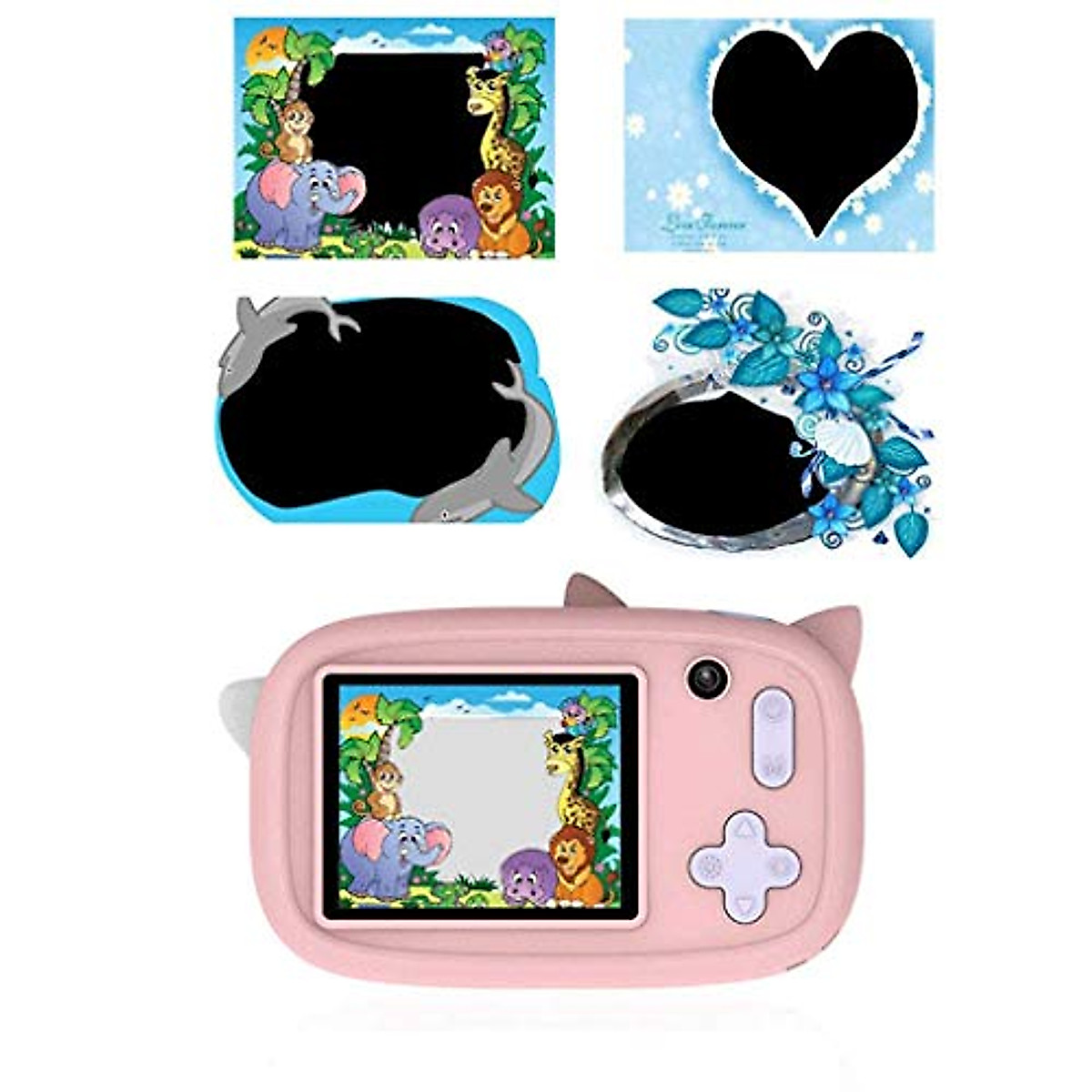 LKYBOA Sky Blue Crescent Yellow Child Camera -Kids Camera with 32GB Memory Card, Supports 20.0MP Photo, 1080P HD Digital Video and 4X Digital Zoom (Color : Yellow)