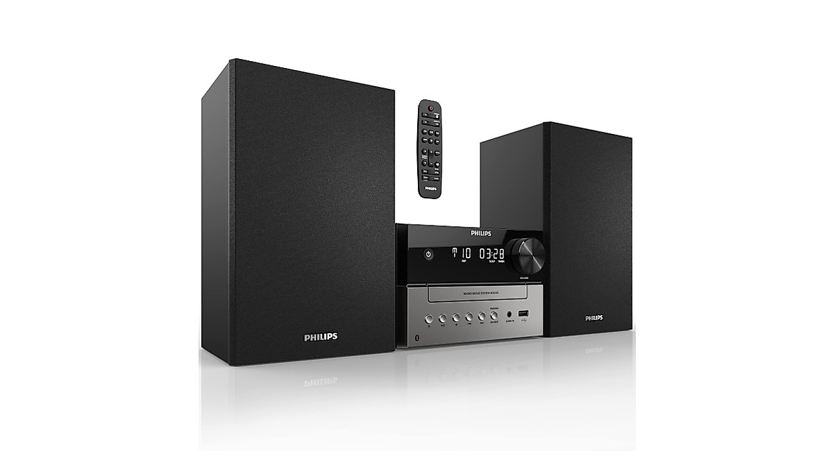 Philips Bluetooth Stereo System for Home - Wireless & CD Player