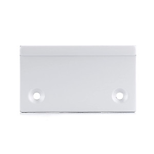 Richelieu Hardware BP46037010 2-inch (50 mm) Center-to-Center Aluminum Modern Cabinet and Drawer Edge Pull Handle for Kitchen, Bathroom, and Furniture