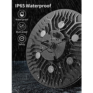 UFO LED High Bay Lights 150W,15000LM 6500K High Bay LED Shop Lights,LED High Bay Lights with 3000K Up Lighting,High Bay LED Lights with Plug 5’ Cable,LED Shop Lights for Workshop Warehouse Garage