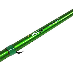 Carrot Stix Casting PRO Wild Wild Green Greenwater Inshore Fishing Rod (7 Foot, Medium Light)