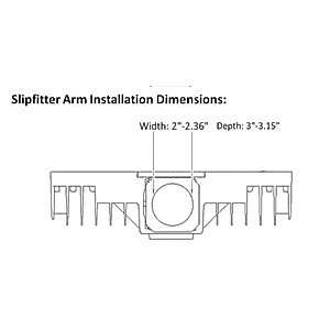 LeadLumens LED Parking Lot Light Shoebox Light Fixture, Slipfitter Arm, Dusk to Dawn (120W (s), Without Photocell)