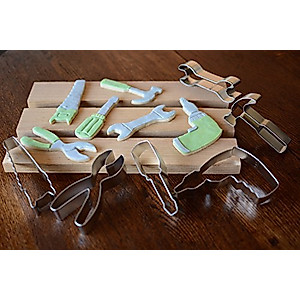 R&M International Construction Tool 6-Piece Cookie Cutter Set, 1-Pack, Metallic