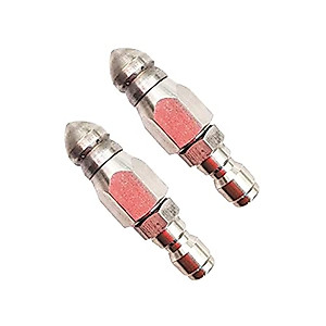 CREEXEON 2Pack Sewer Jetter Nozzle, Pressure Drain Jetter Hose Nozzle, 1/4" Quick Connector, Stainless, 5000 Psi