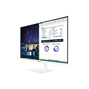 Samsung 27-Inch Class Monitor M5 Series - FHD Smart Monitor and Streaming TV (LS27AM501NNXZA, 2021 Model) (Renewed)