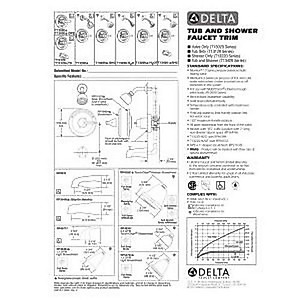 DELTA FAUCET T13420-PBSHCPD, Polished Brass
